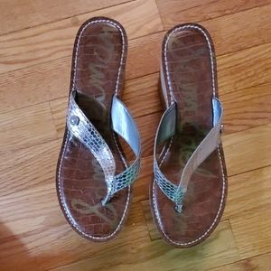 Sam Edelman Shoes | Suede Wedge Javi Sandal | Poshmark